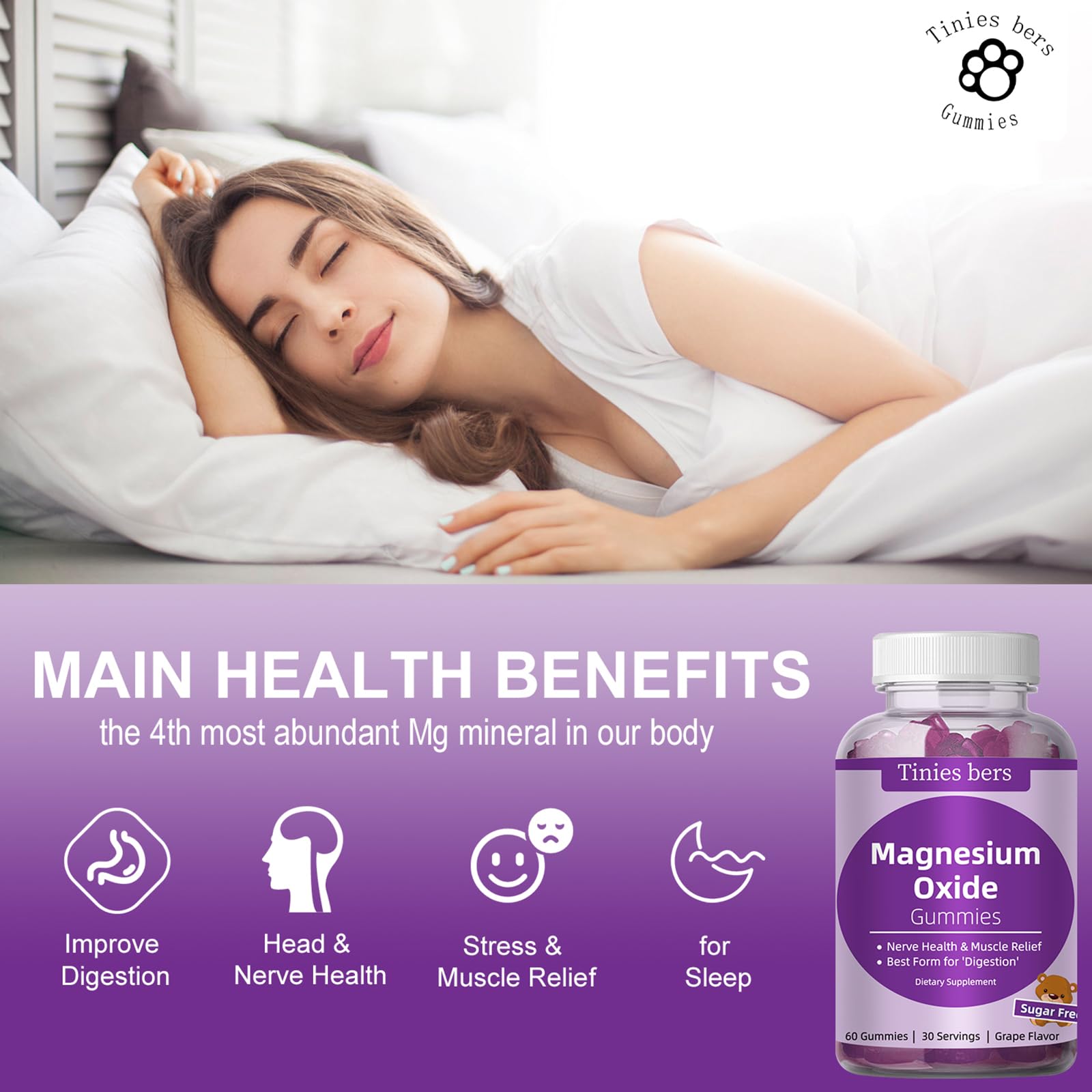 natural muscle support magnesium gummies