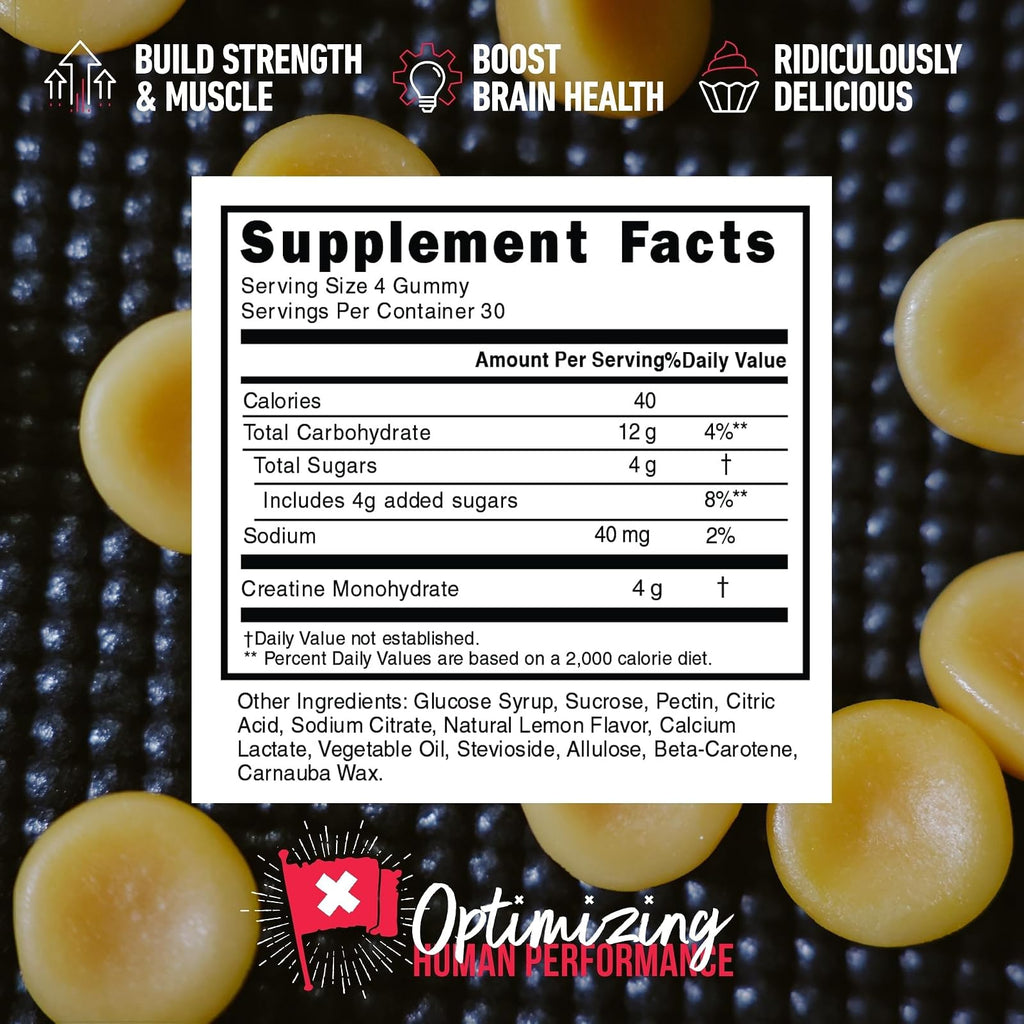 Natural muscle support with creatine