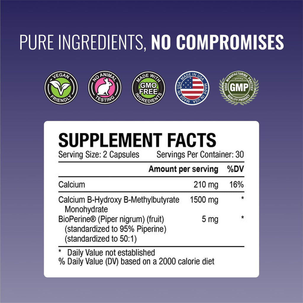 natural muscle support with HMB