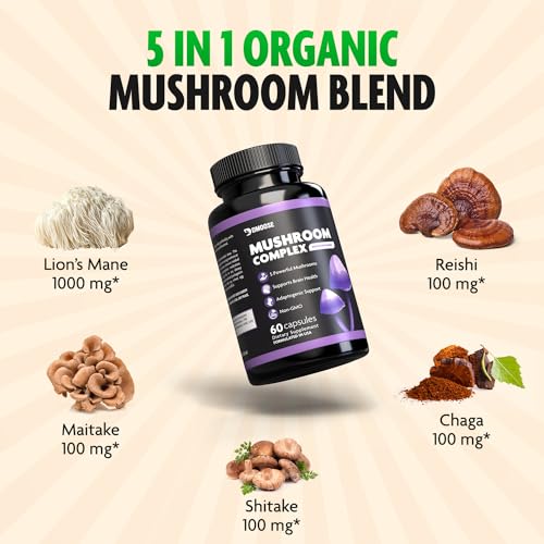 Natural mushroom blend for energy