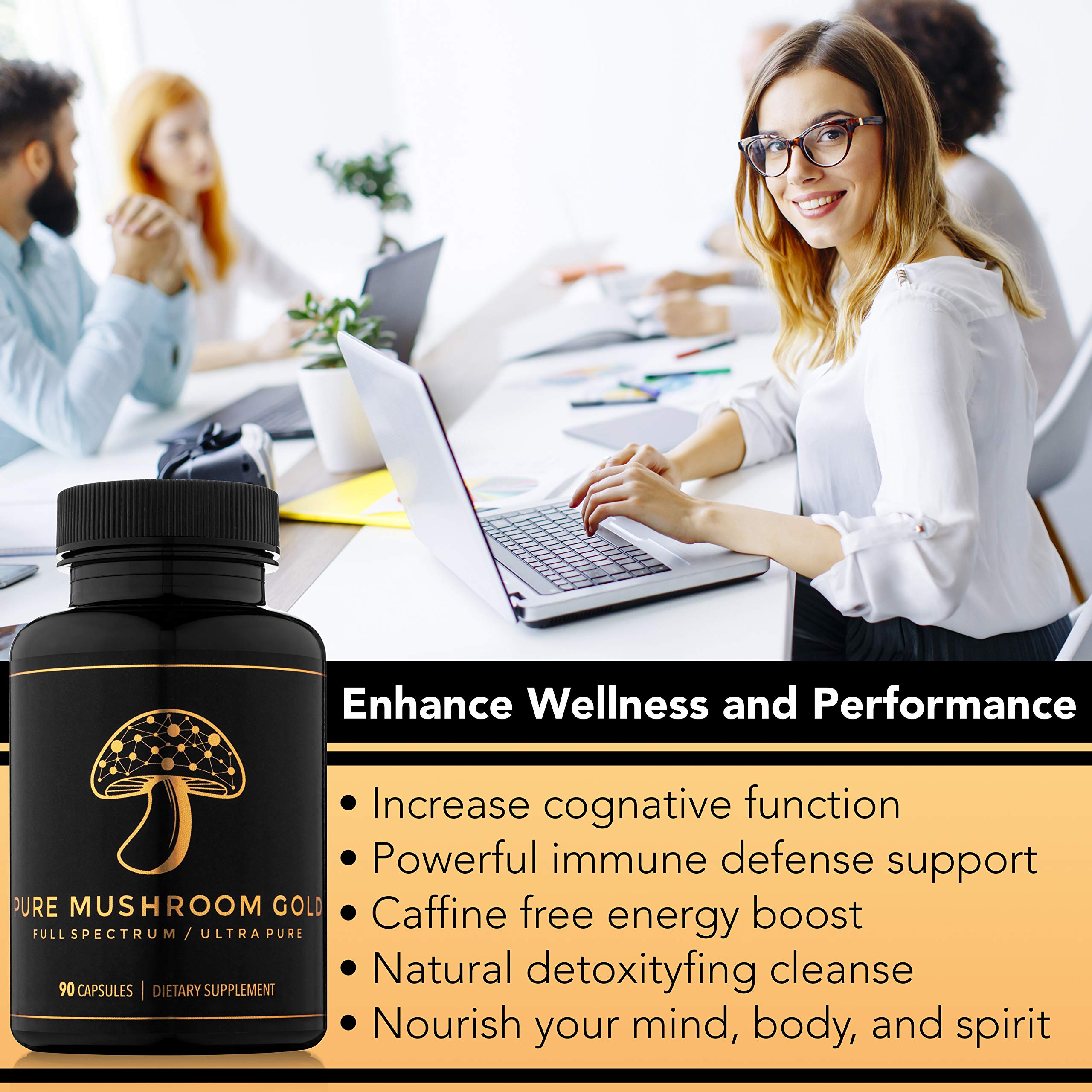 natural mushroom blend for vitality