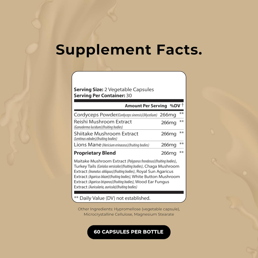 natural mushroom blend for wellness