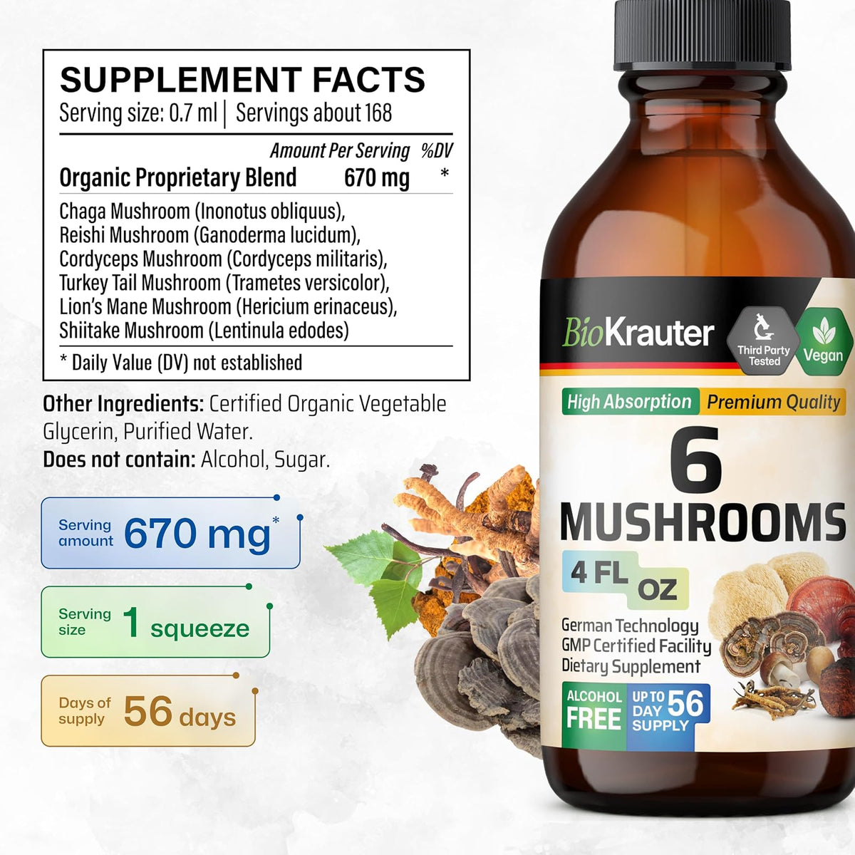 natural mushroom blends for stress relief