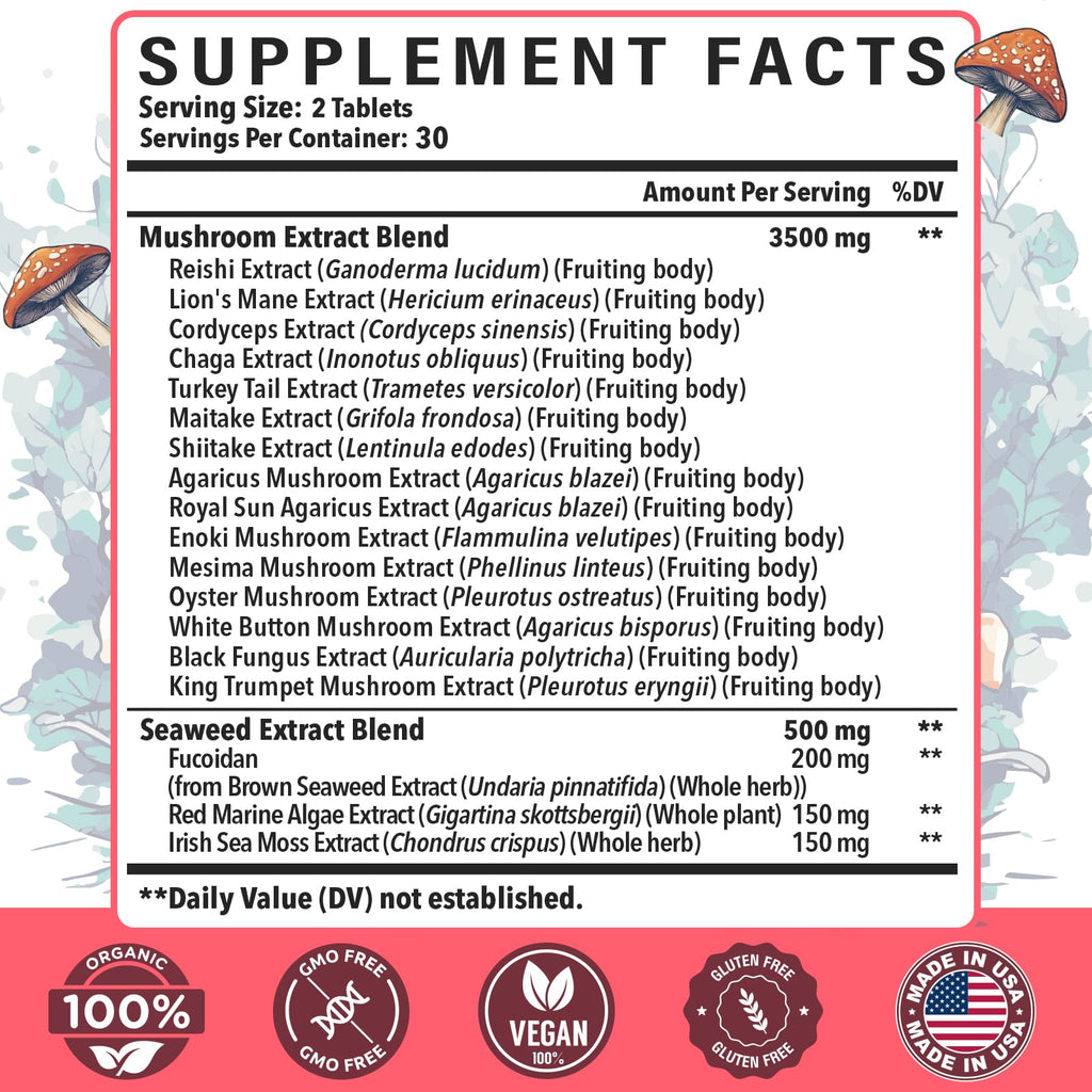 natural mushroom blends for vitality