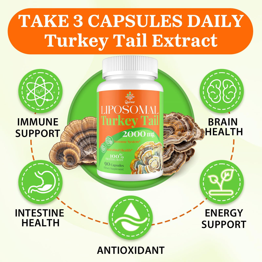 Natural mushroom capsules for wellness