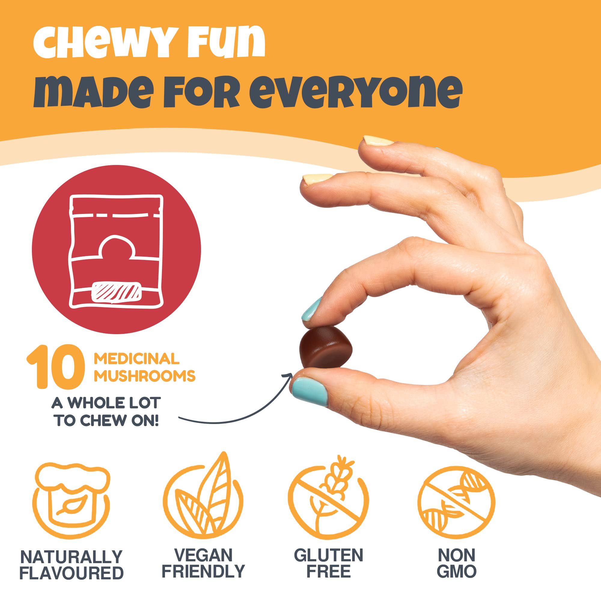 natural mushroom chews for vitality