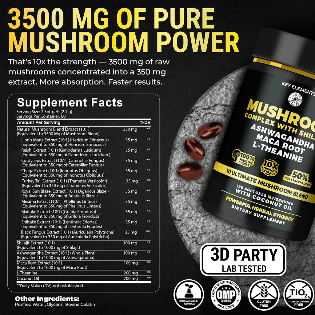 natural mushroom complex for wellness