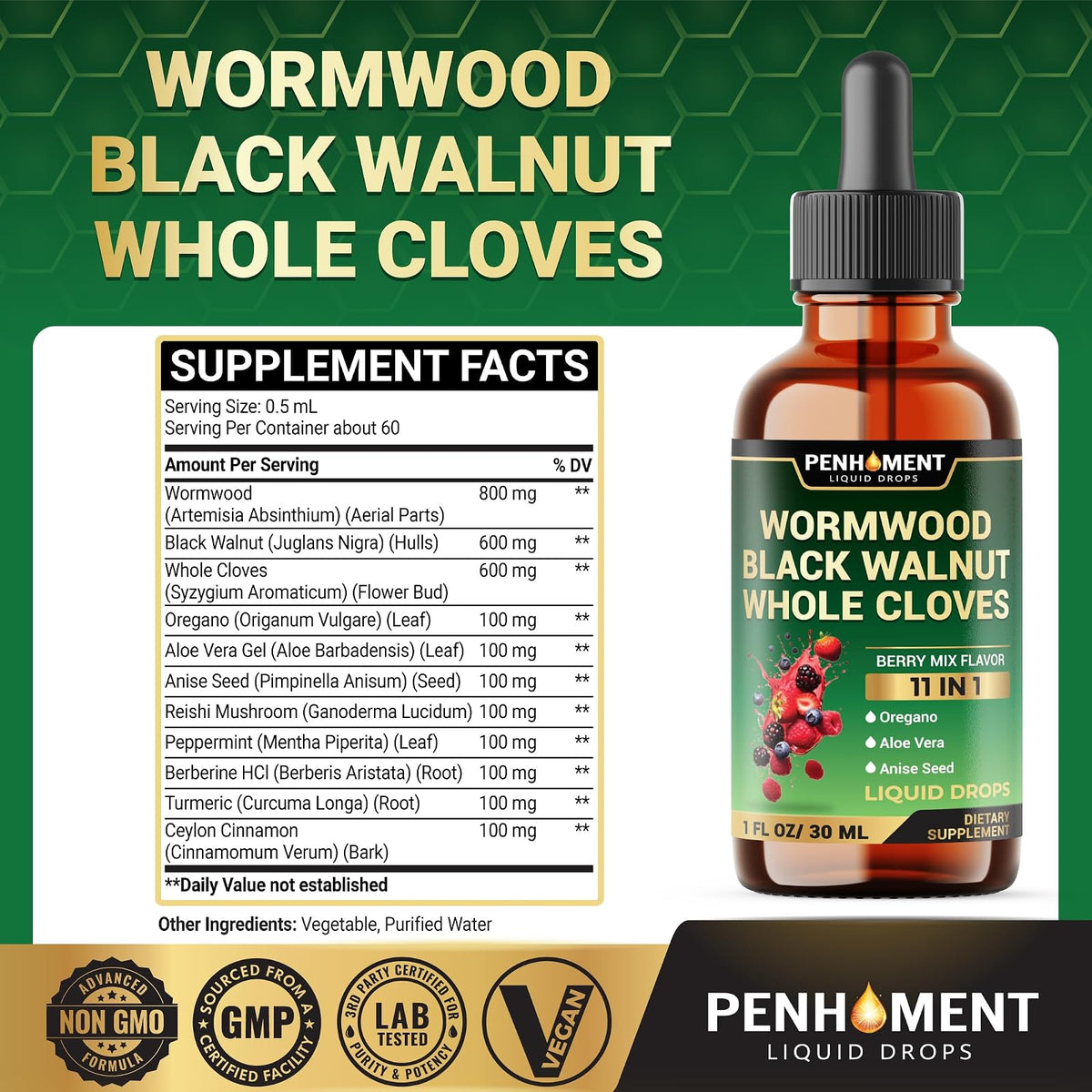 Natural mushroom complex supplement