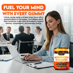 Natural mushroom gummies for stress relief