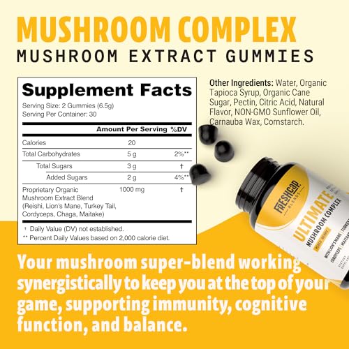 natural mushroom gummies for vitality
