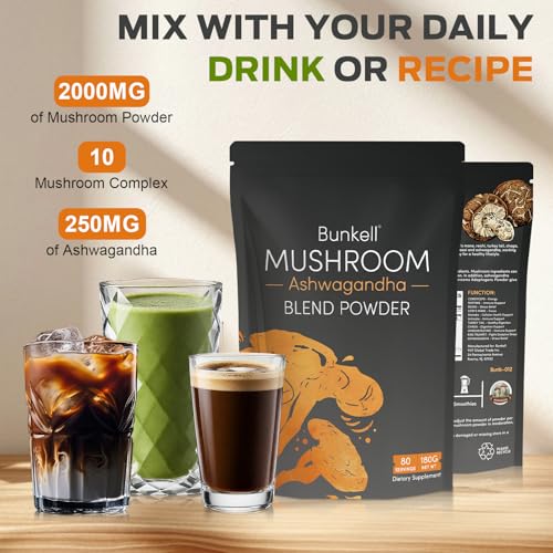 natural mushroom powder for better sleep