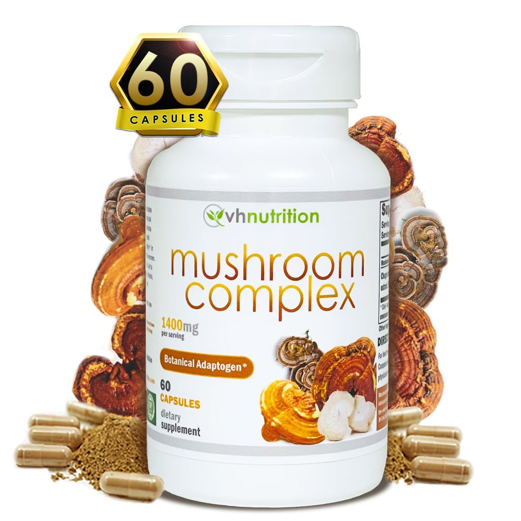 Natural mushroom supplement for energy