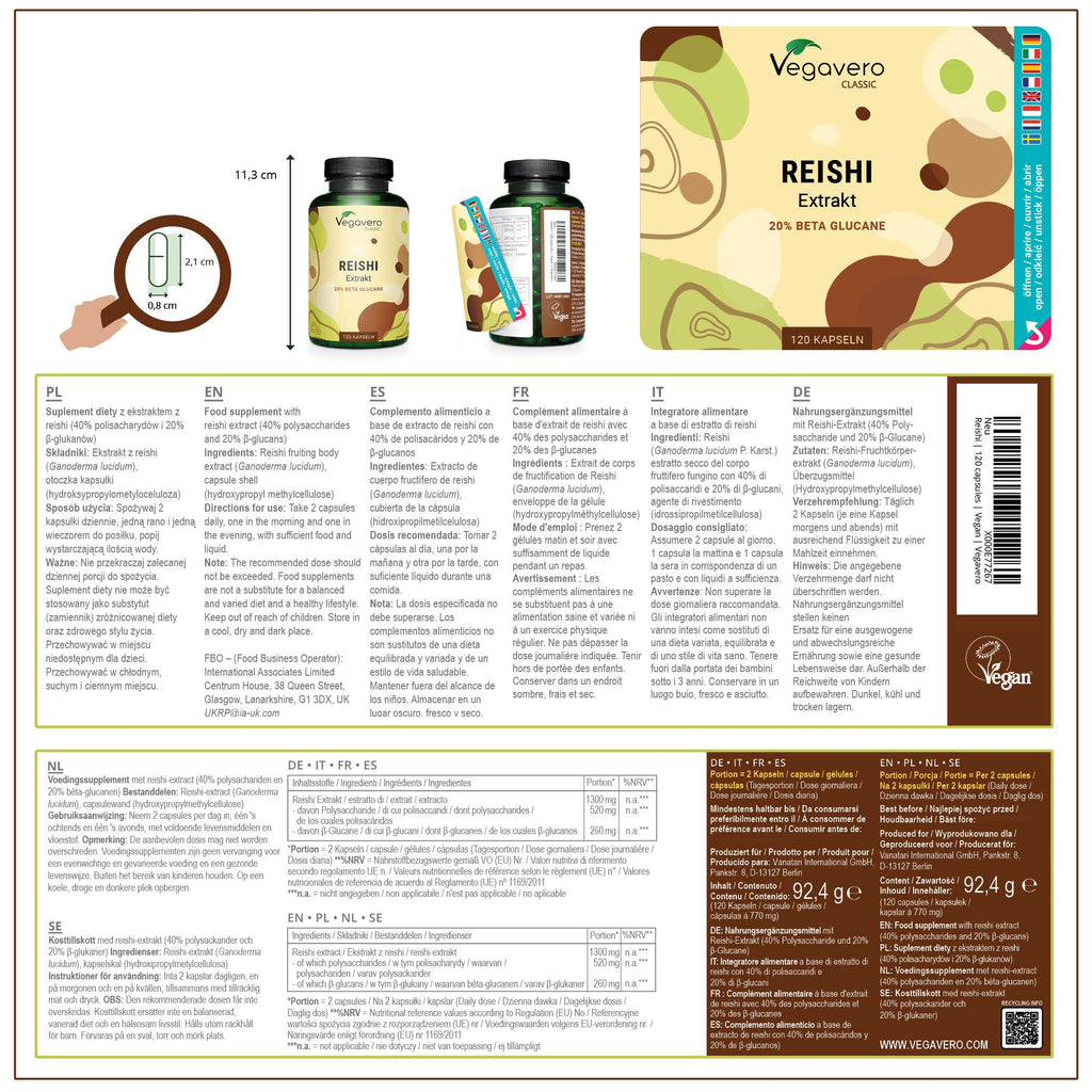 Natural mushroom supplement for immunity