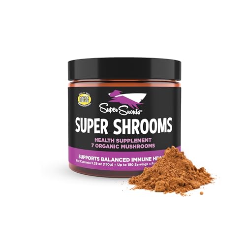Natural mushroom supplement for pets