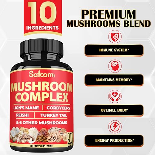 Natural mushroom supplement for vitality