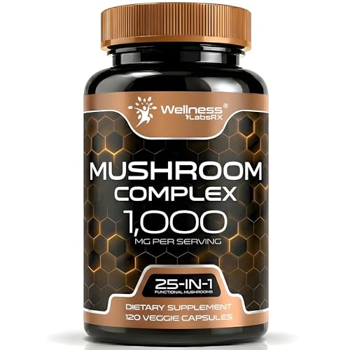 Natural mushroom supplement for wellness