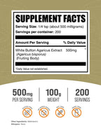 Natural mushroom supplement for wellness