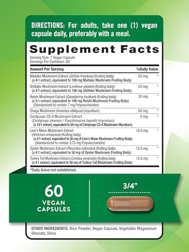 natural mushroom supplement for wellness