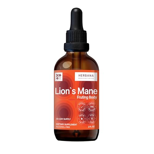 Natural mushroom tincture for memory support