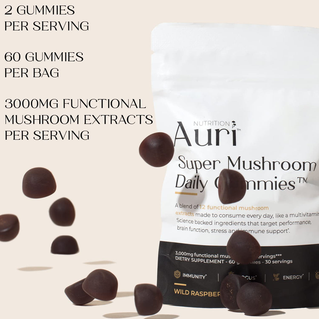 natural mushroom wellness gummies