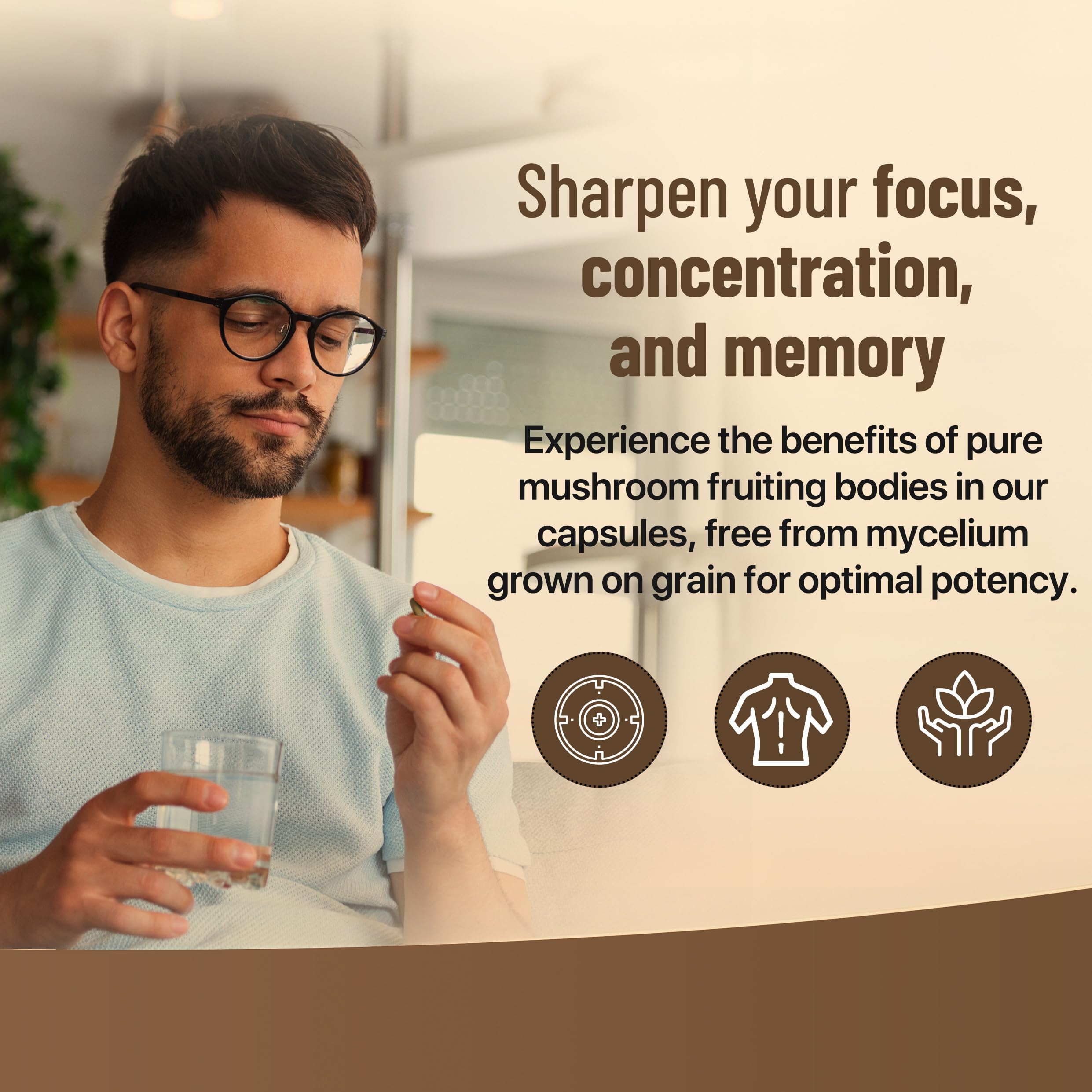 natural mushrooms for brain health