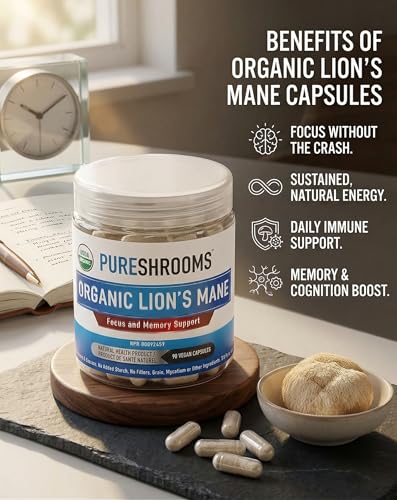 Natural mushrooms for cognitive function