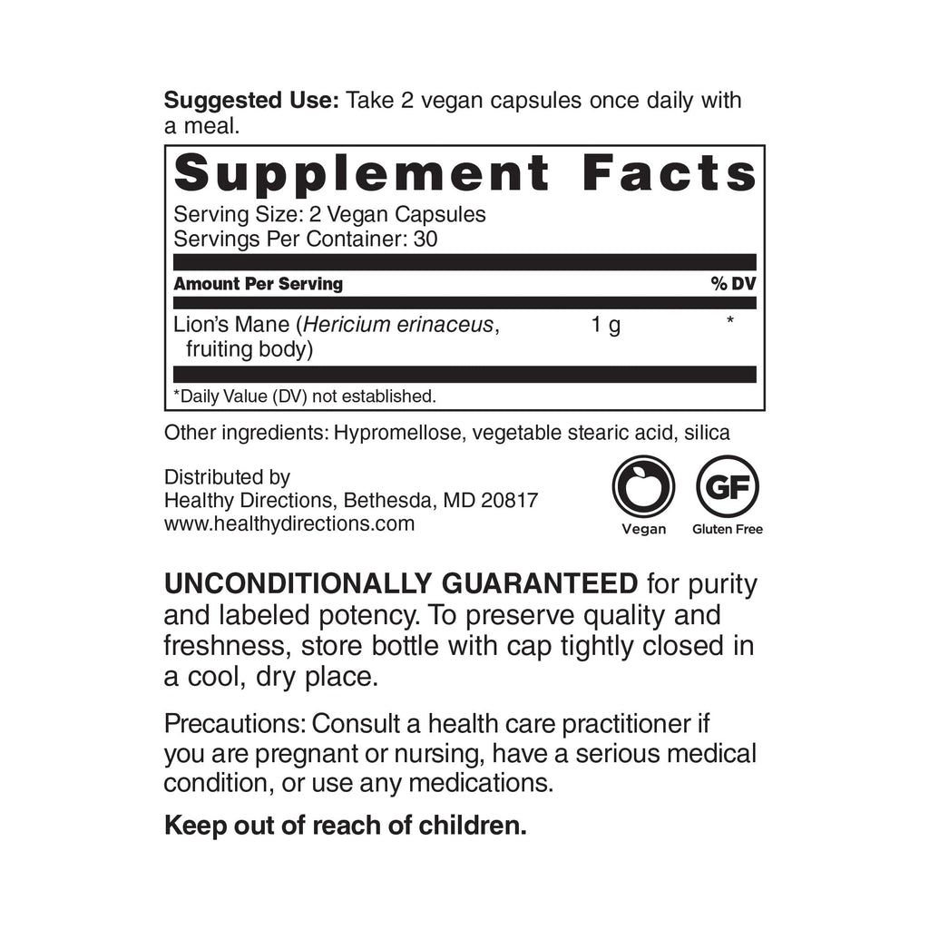 natural mushrooms for cognitive support