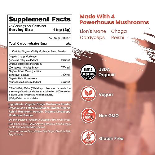 natural mushrooms for daily nutrition
