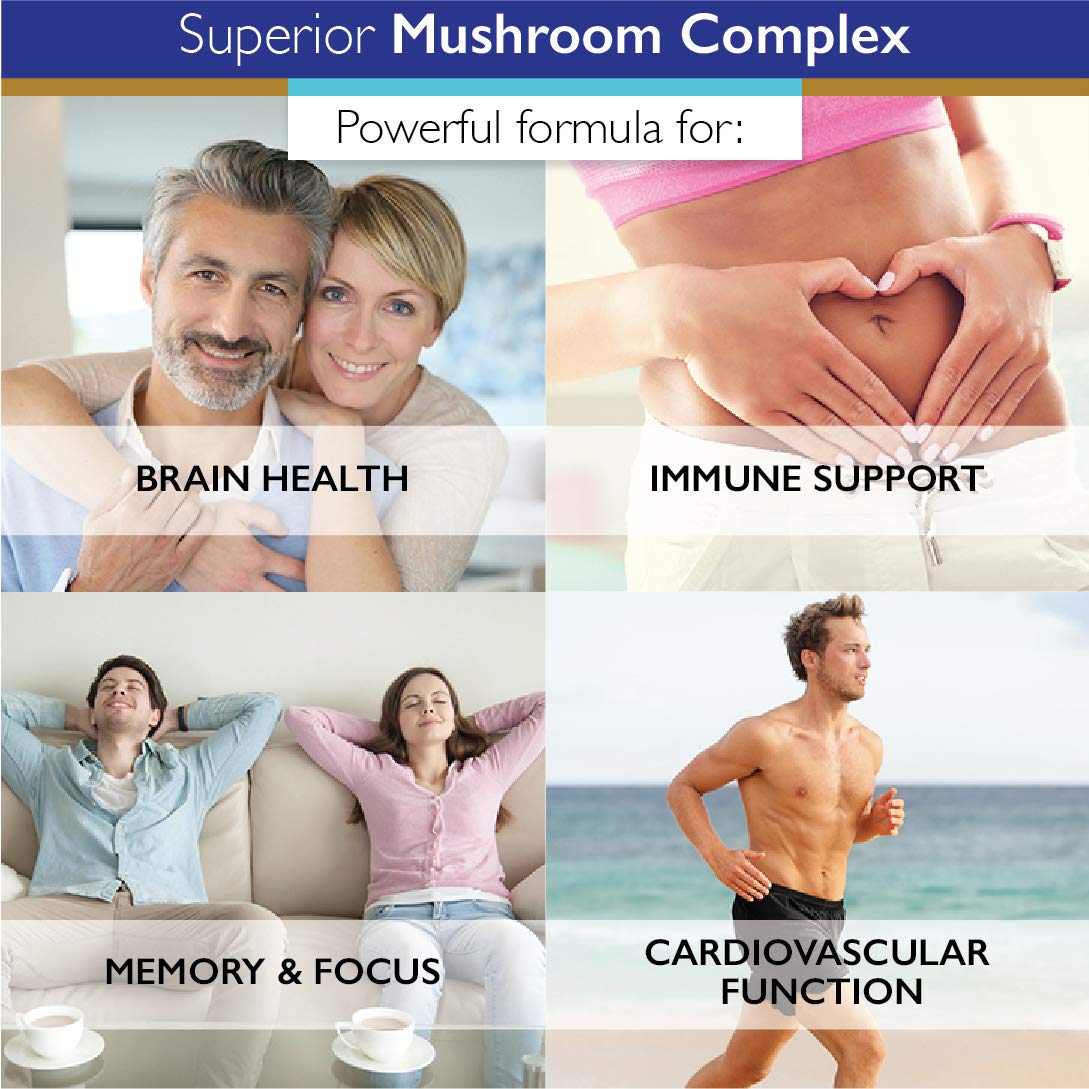 Natural mushrooms for enhanced focus