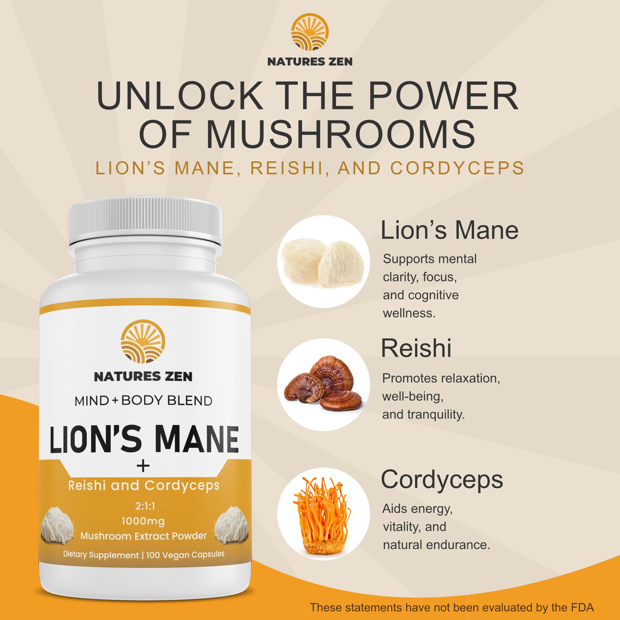 natural mushrooms for enhanced focus