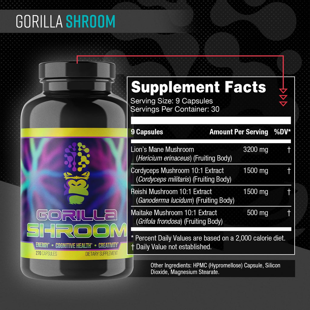 natural mushrooms for enhanced focus