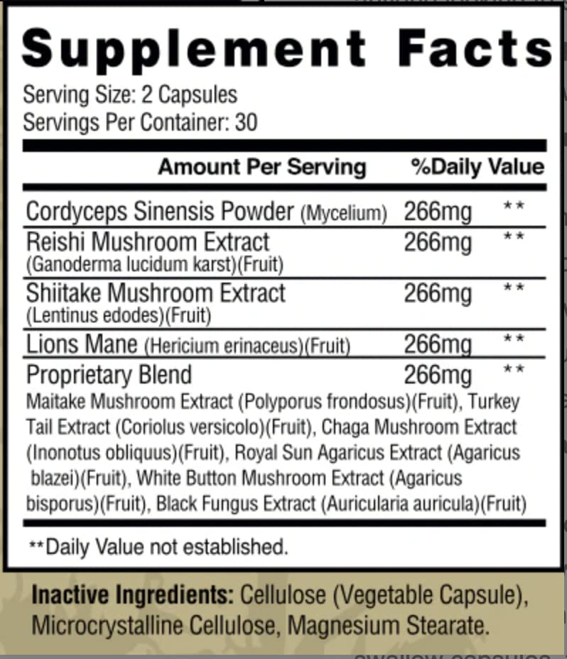 natural mushrooms for health and vitality
