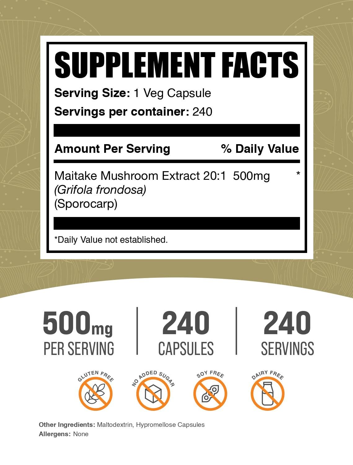 Natural mushrooms for health benefits