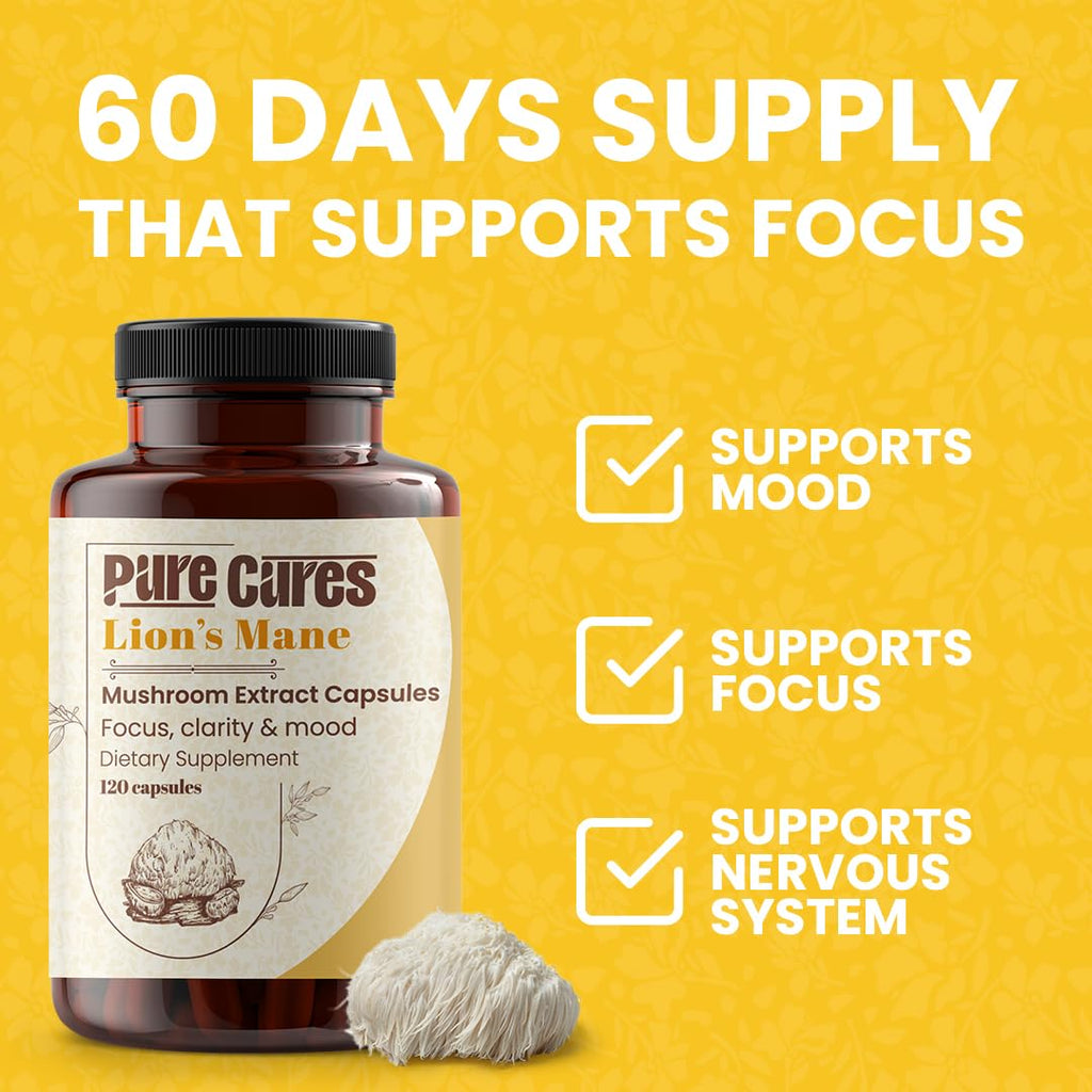 Natural mushrooms for improved cognitive performance
