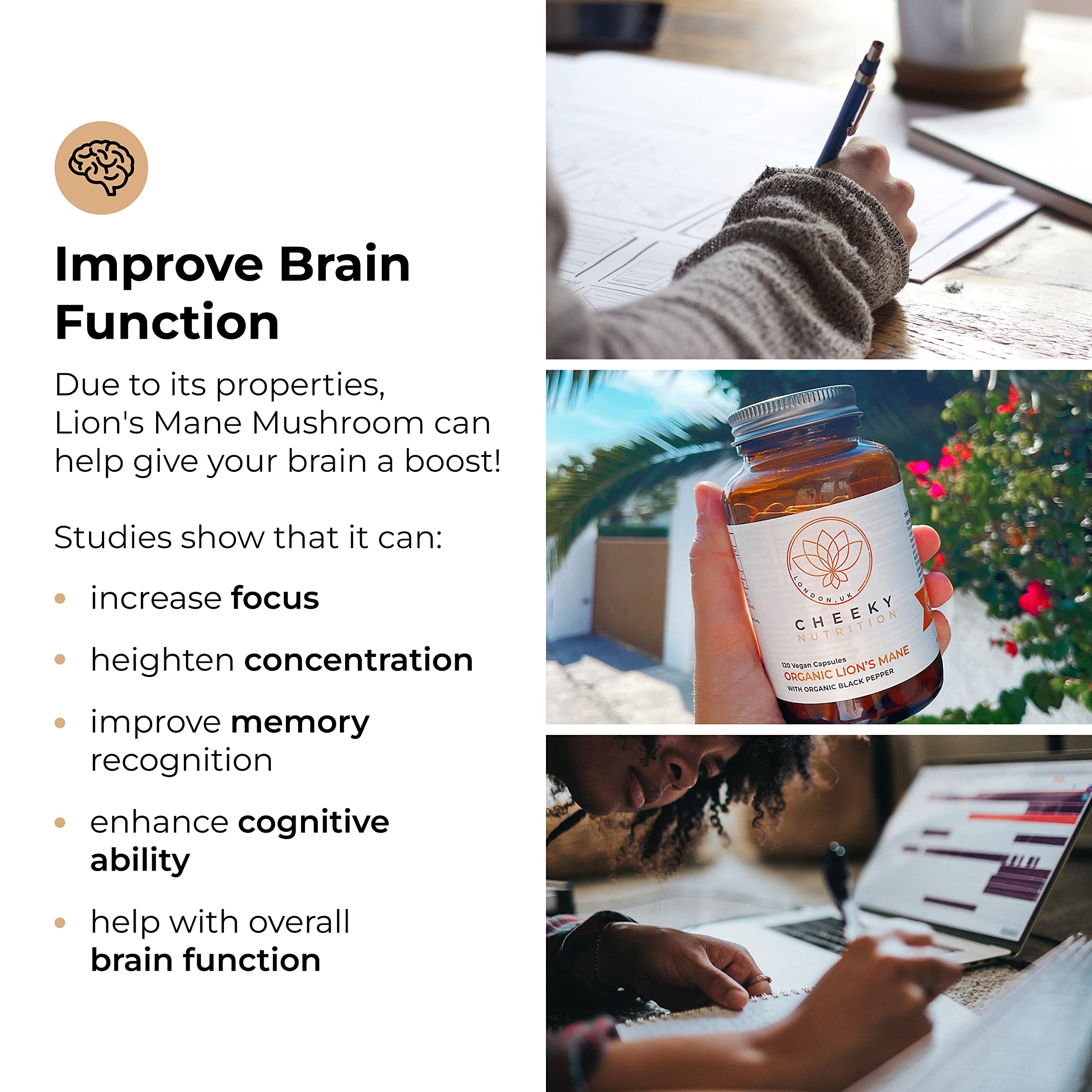 Natural mushrooms for mental clarity