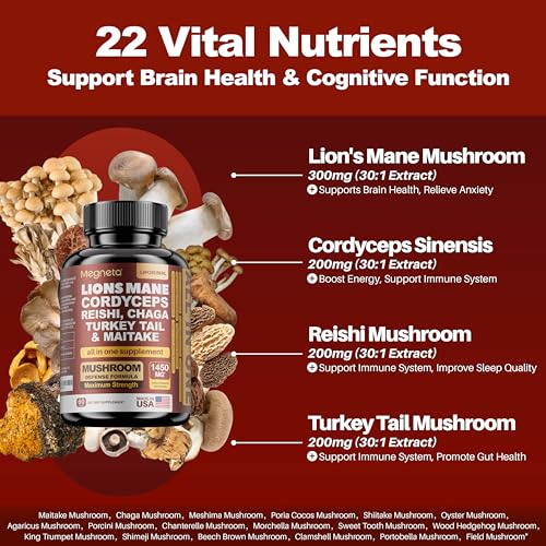 natural mushrooms for overall wellness
