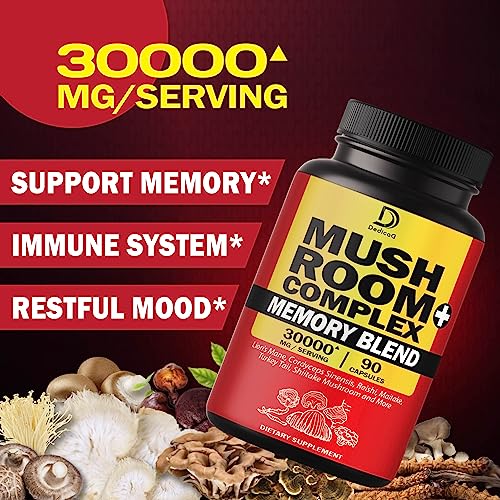 Natural mushrooms for overall wellness
