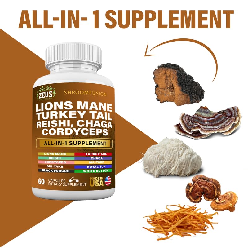 natural mushrooms for overall wellness