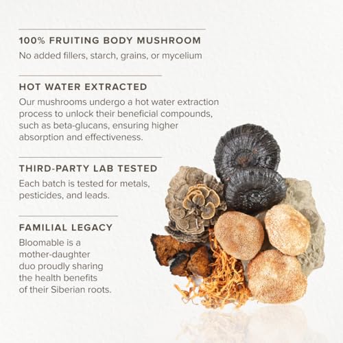 Natural mushrooms for stress relief