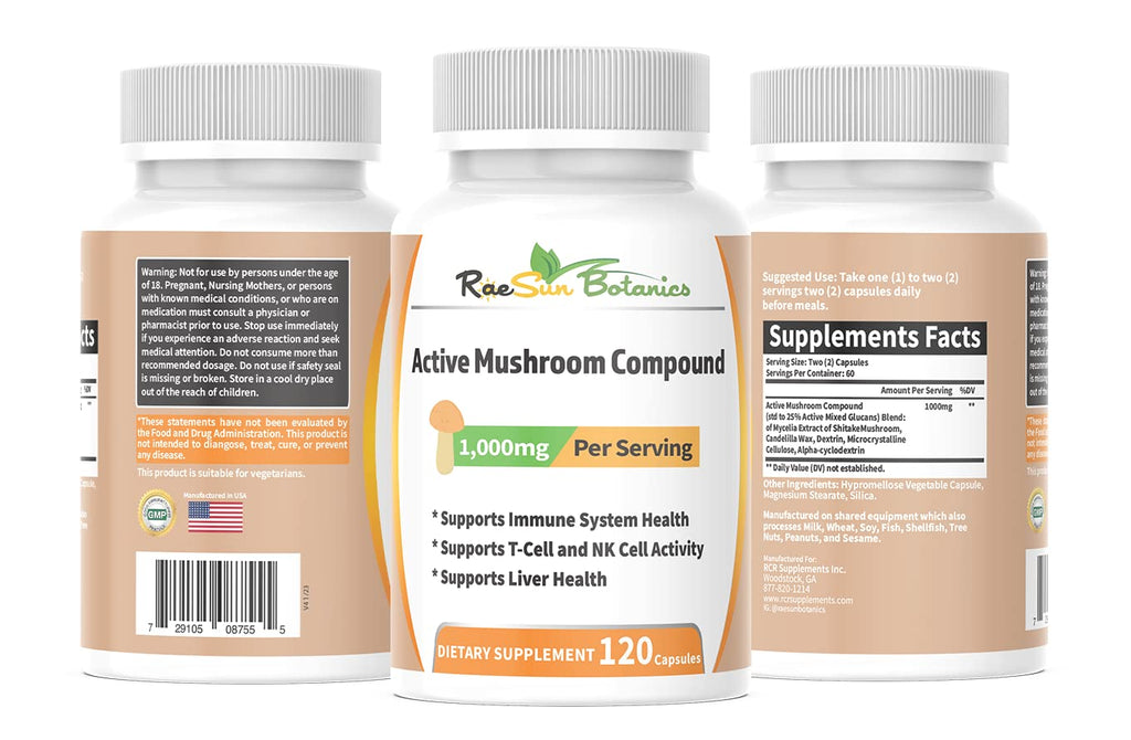 Natural mushrooms for wellness