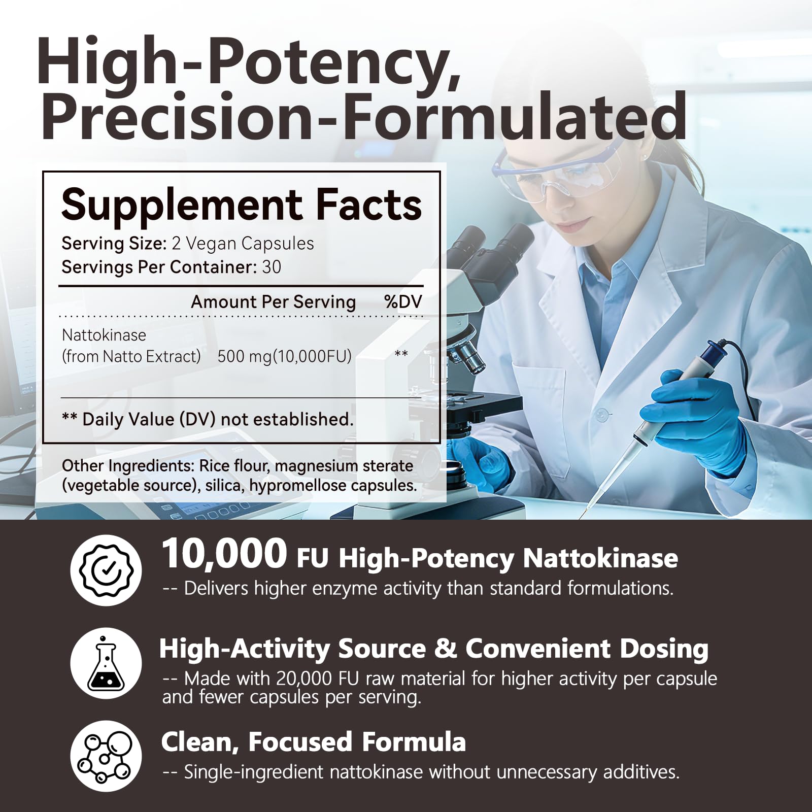Natural Nattokinase for blood flow