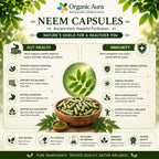Natural Neem capsules for immune support