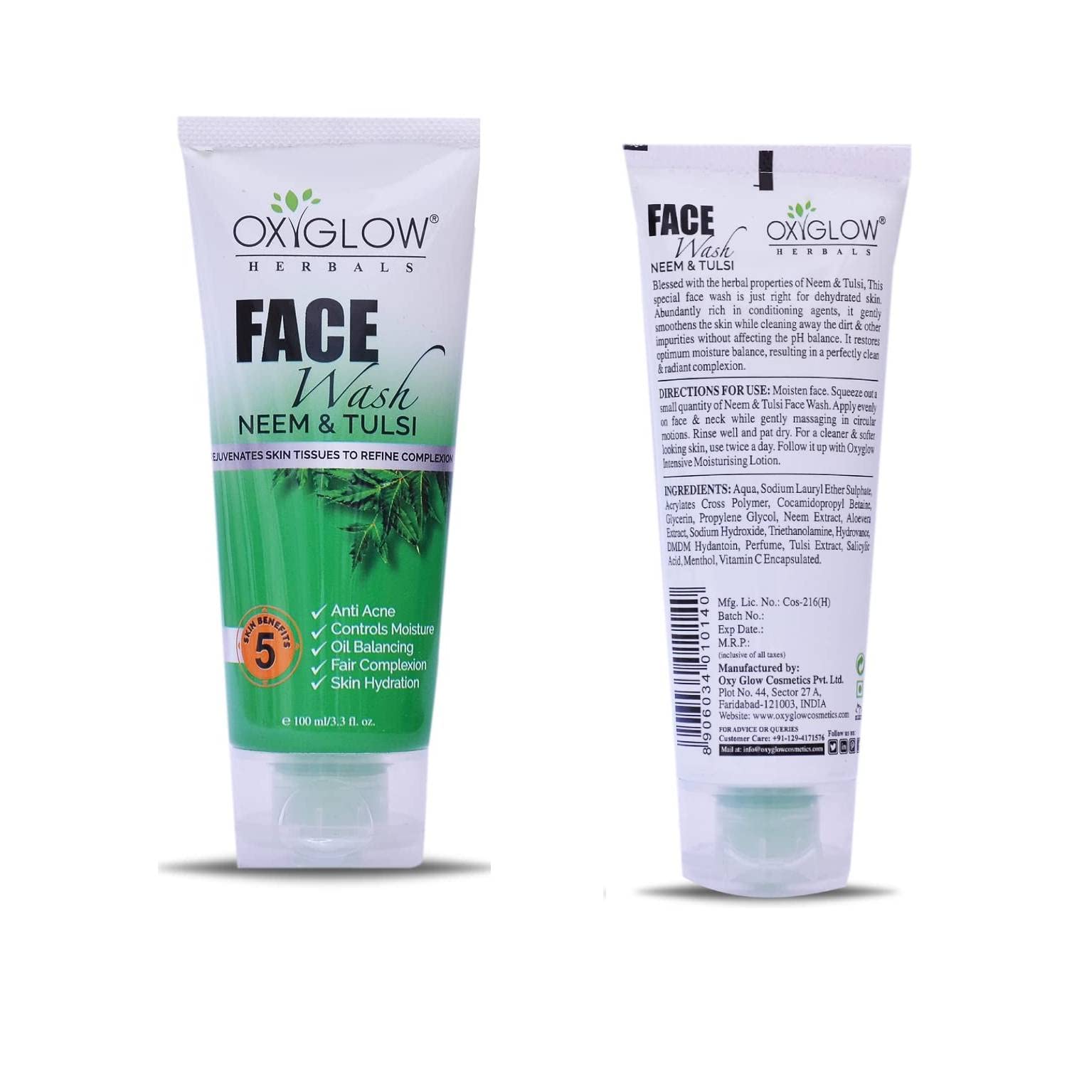 natural neem face wash for sensitive skin