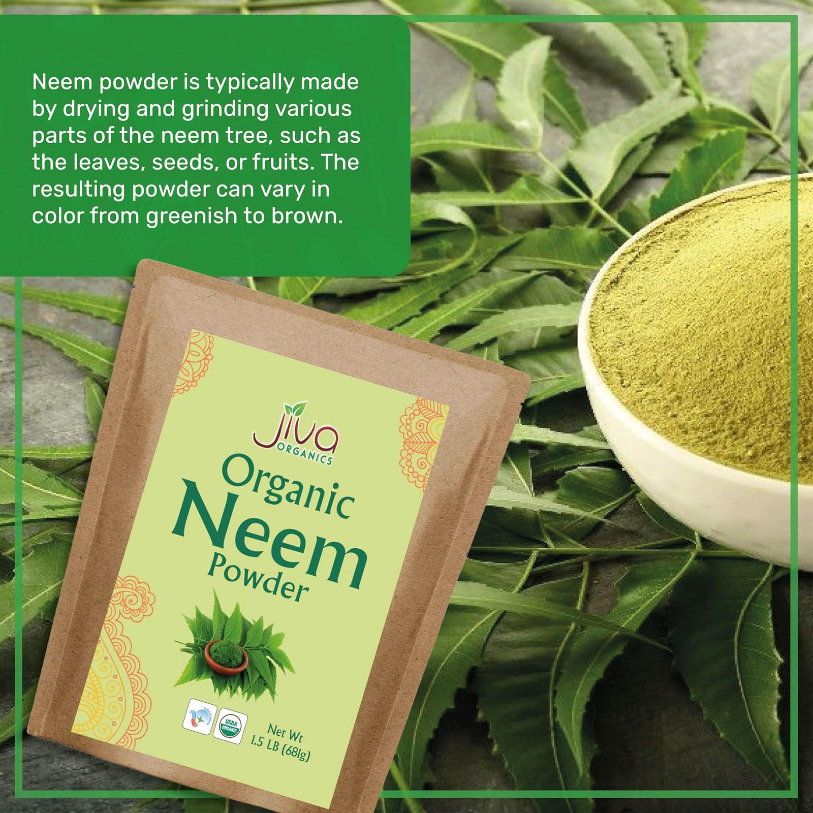 natural neem leaf powder for detox