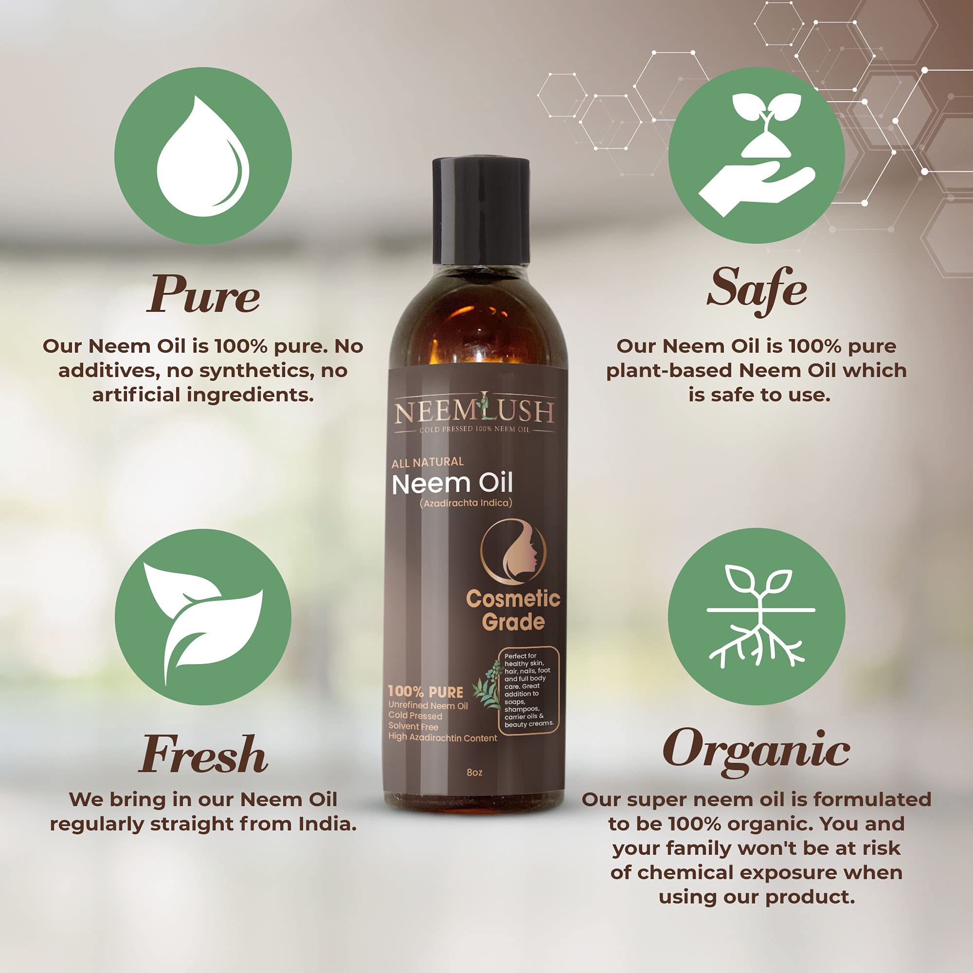 natural neem oil for skincare