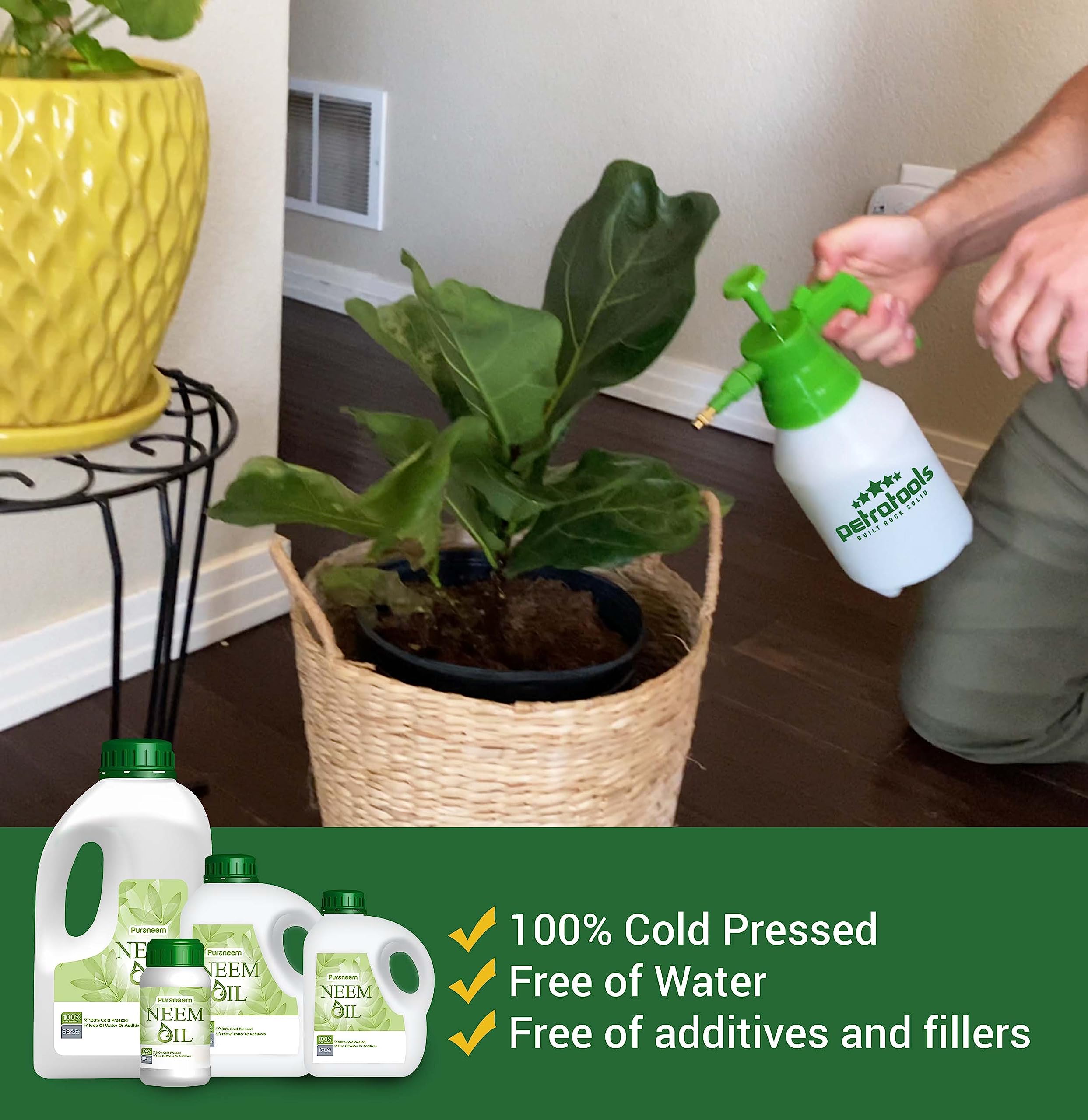 natural neem oil leaf polish