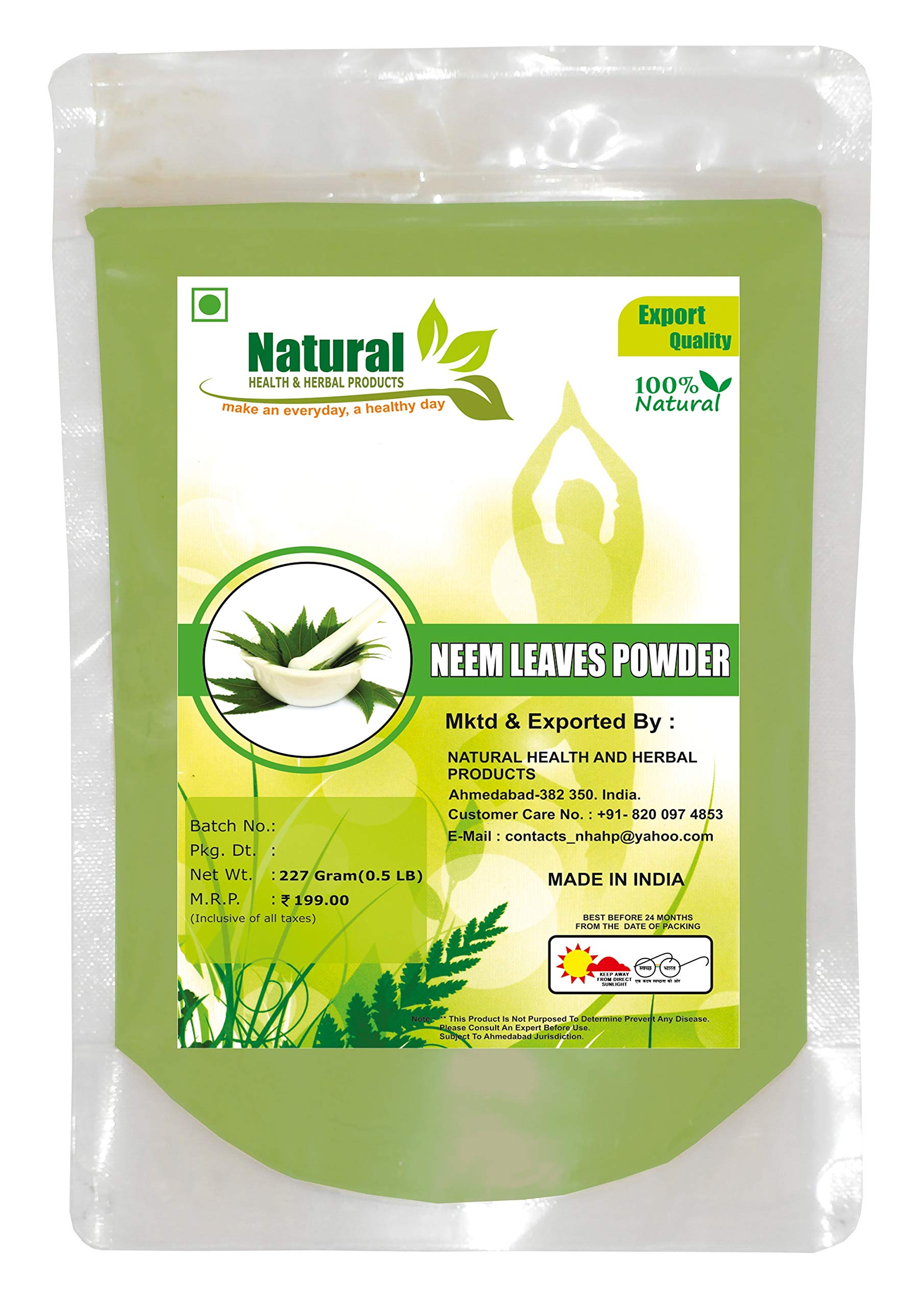 natural neem powder for acne treatment