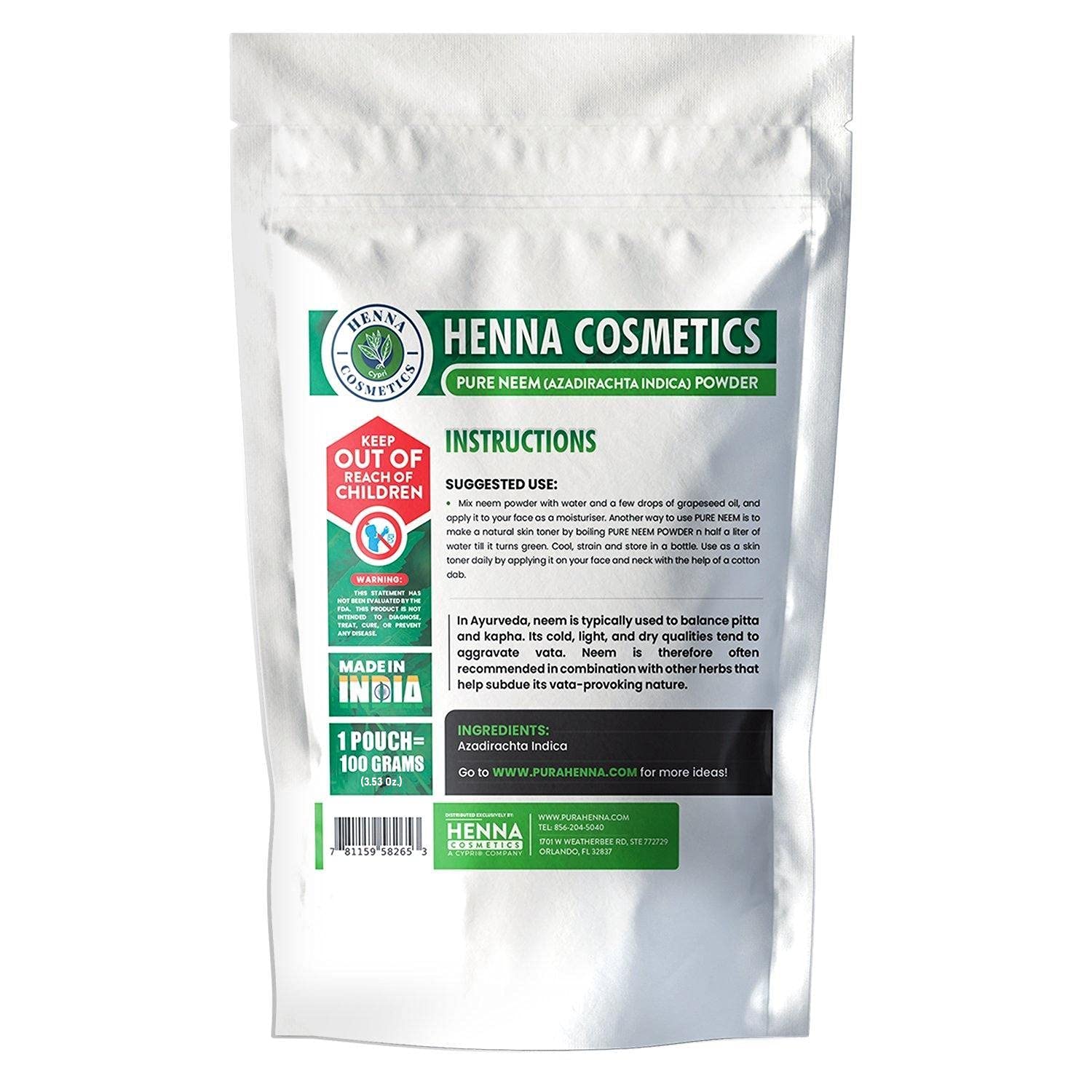 natural neem powder for beauty