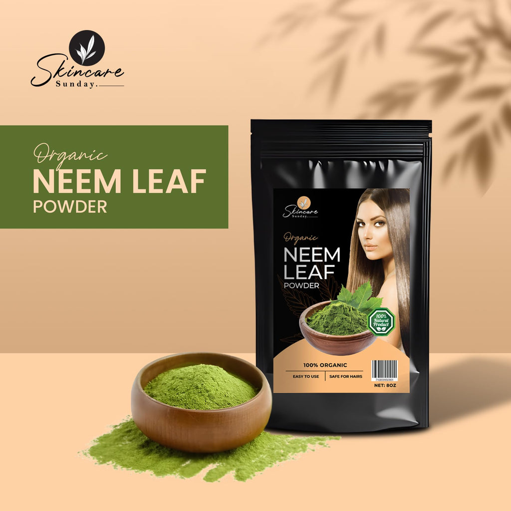 natural neem powder for hair care