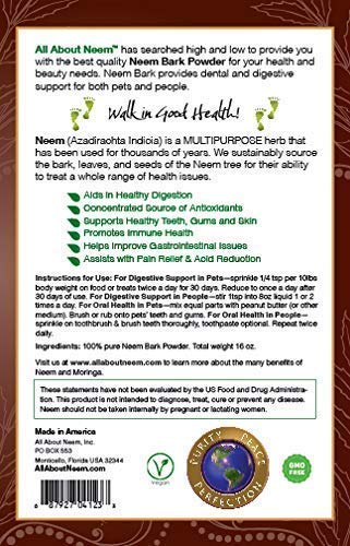 natural neem powder for herbal remedies